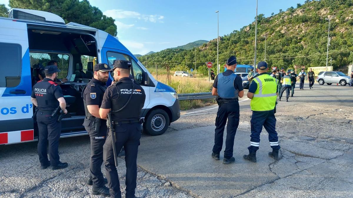 Les imatges de l'operatiu Kanpai a les comarques gironines
