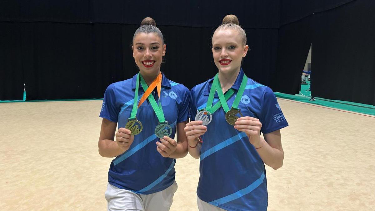 El conjunto español de rítmica sale del Europeo con un oro, una plata y ...