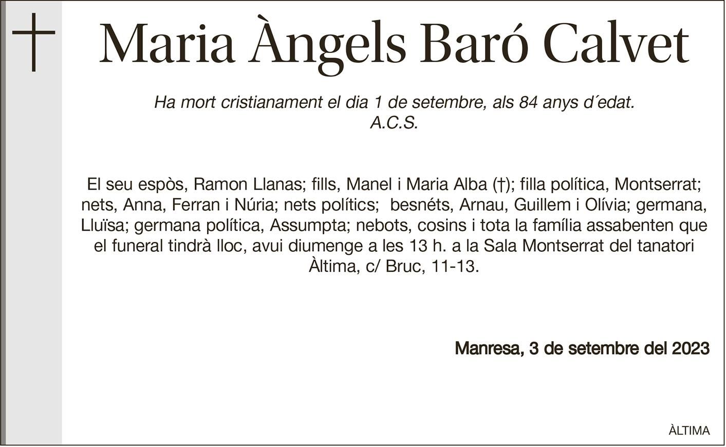 Necrològiques del 3 de setembre del 2023 - Regió7