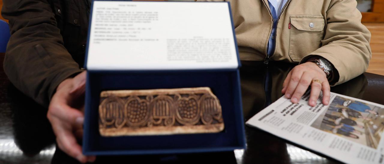 La piedra visigoda que inspira a Amigos del País