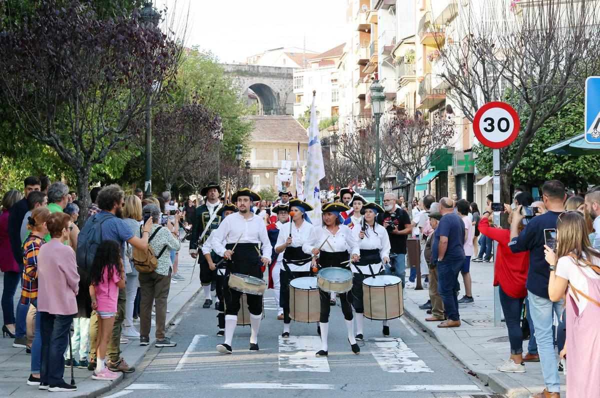 A Batalla de Rande fai retroceder a veciños e visitantes ao ano 1702