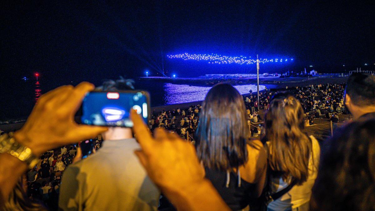 'Formas de Barcelona', el espectáculo con drones de la Mercè