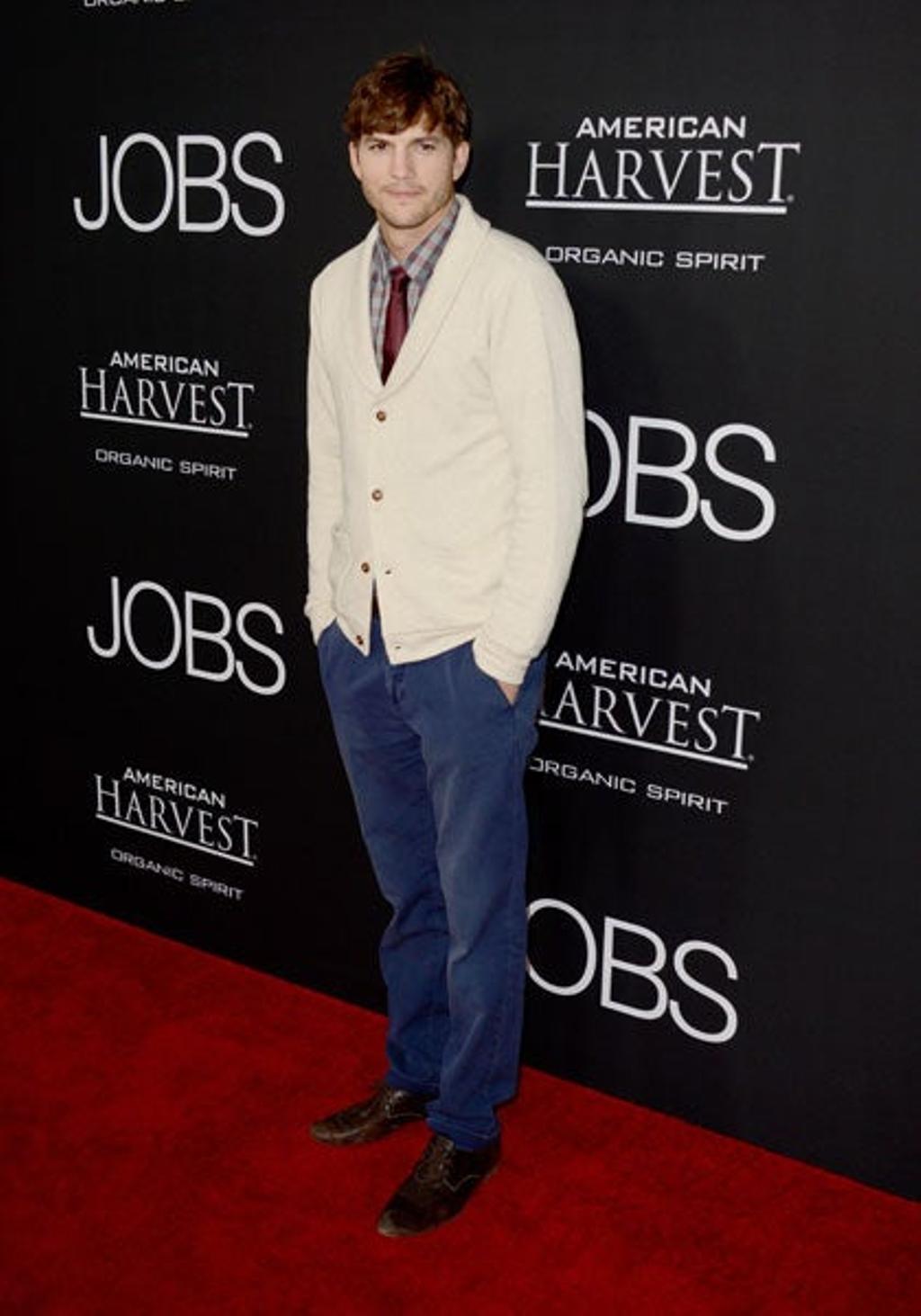 Ashton Kutcher en el preestreno de 'Jobs' - Cuore