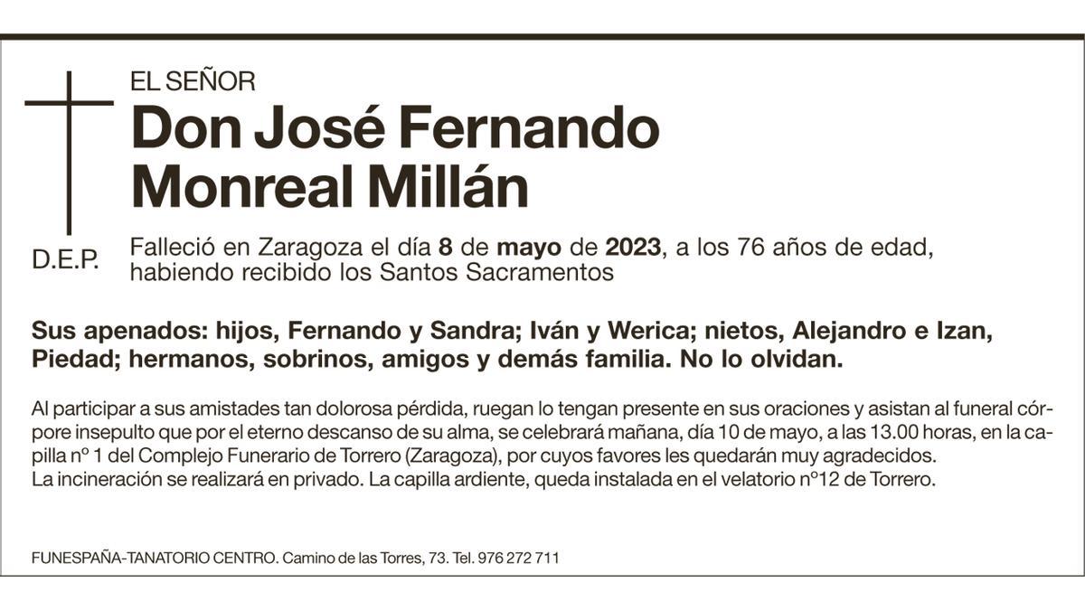 José Fernando Monreal Millán