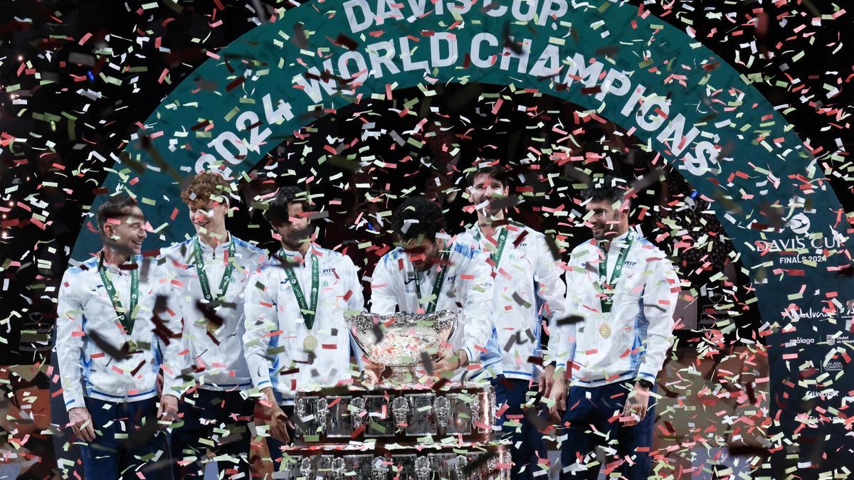 TENIS | Italia gana la Copa Davis y firma una doble corona histórica en Málaga