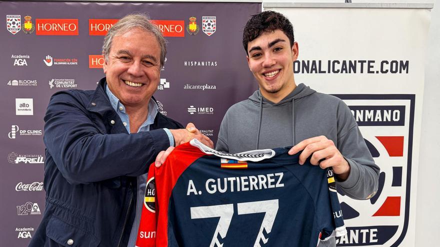 Aarón Gutiérrez renueva con el Horneo EÓN Alicante