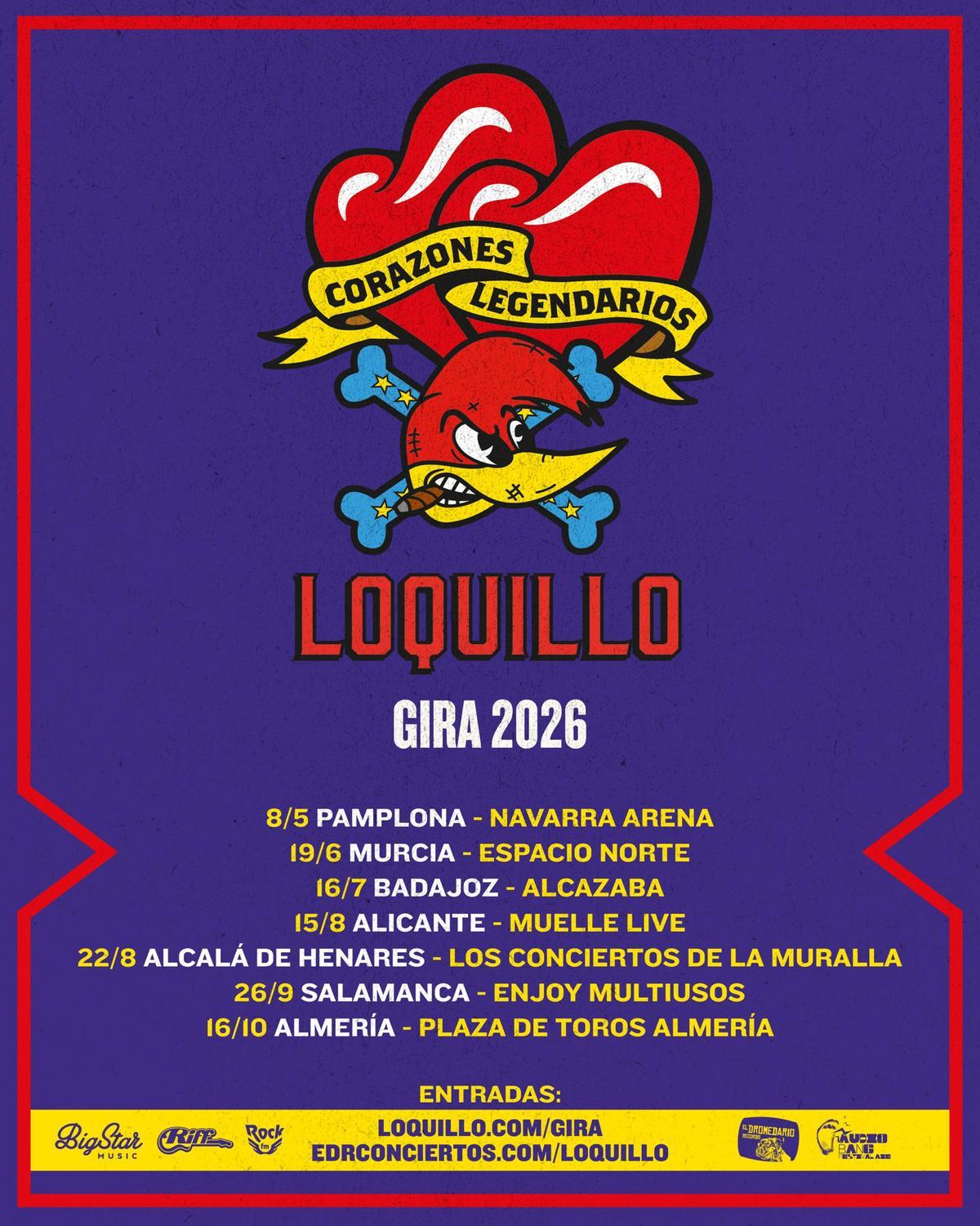 Loquillo llega a Alicante con una propuesta renovada: fecha del ...