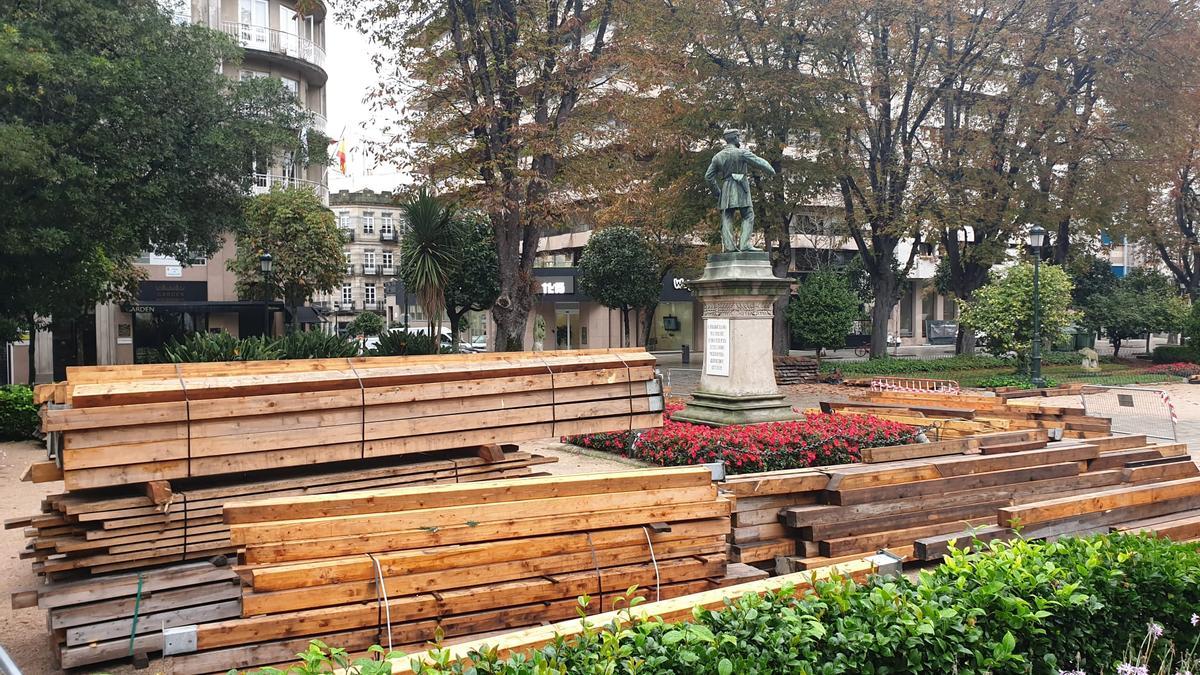 NAVIDAD VIGO 2022: El Concello inicia la instalación del mercado ...