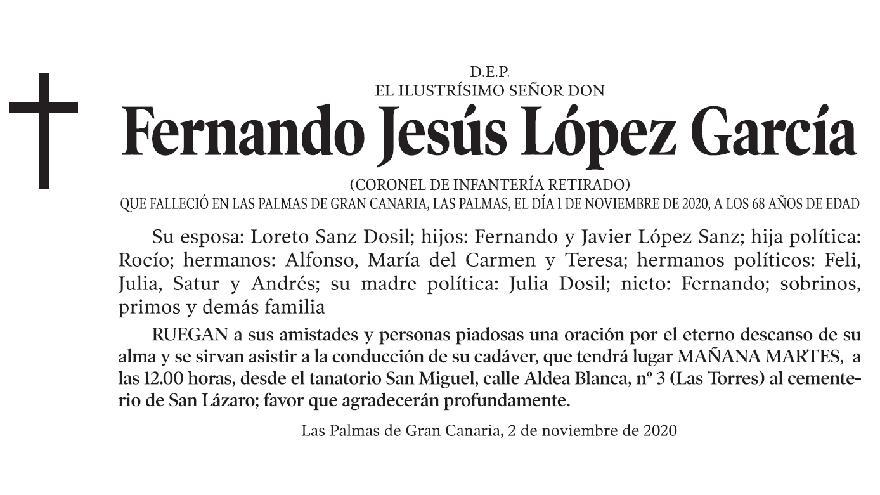 Fernando Jesús López García - La Provincia