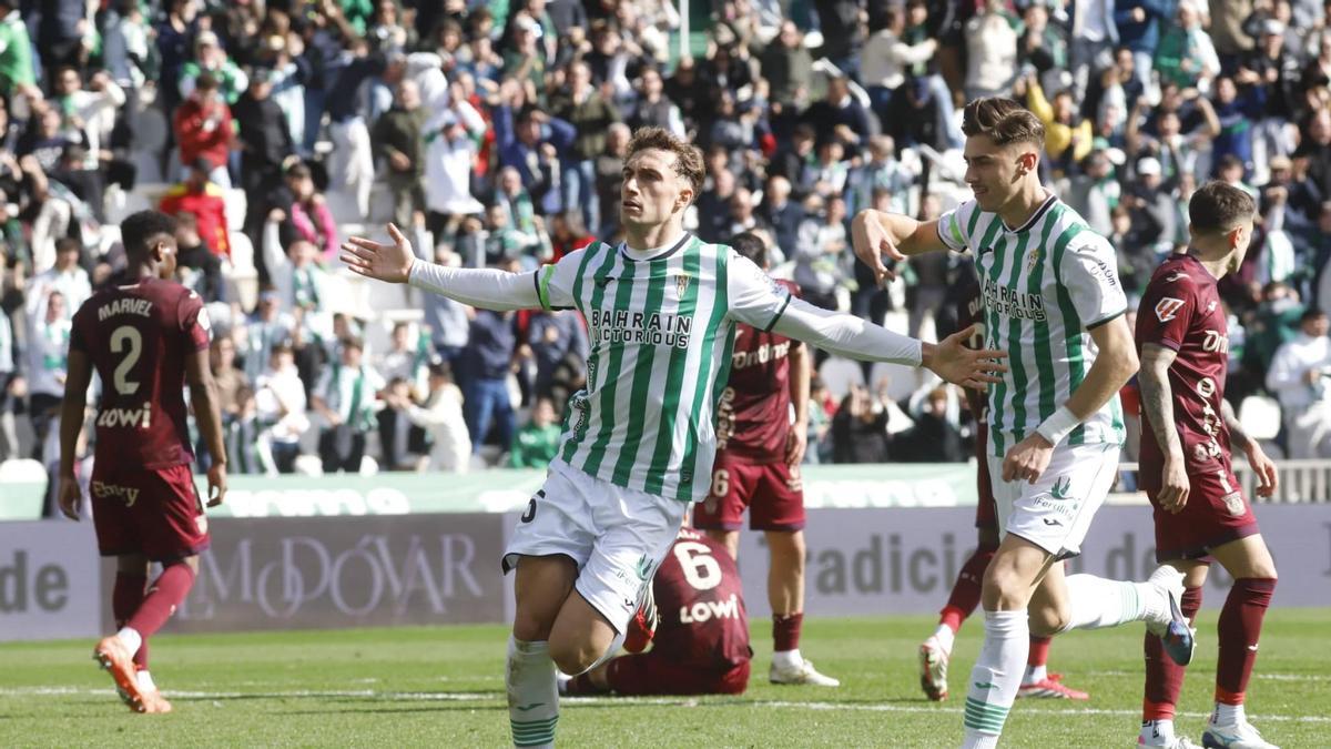 Mikel Goti, tras su estreno como goleador en el Córdoba CF: "Ha sido ...