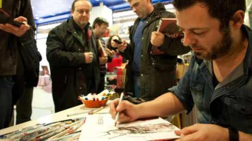 El artista David Rubín presenta en Avilés el tebeo "Beowulf", con guión ...