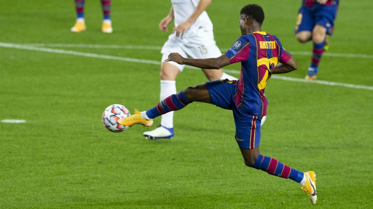 El Barça ya piensa en la renovación de Ansu Fat