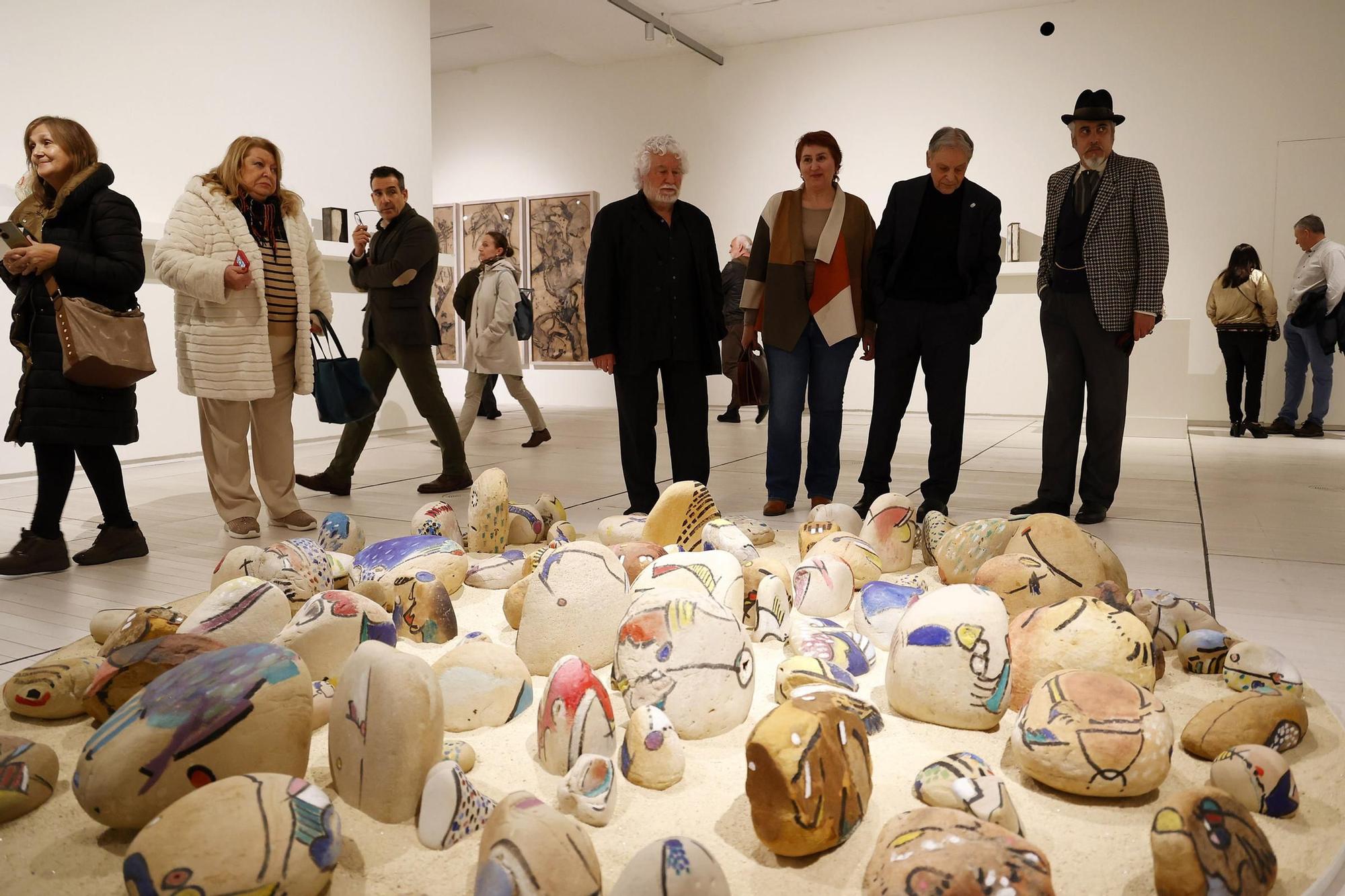 Inauguración de la exposición "Gabarrón atlántico. Ronsel da saudade ...