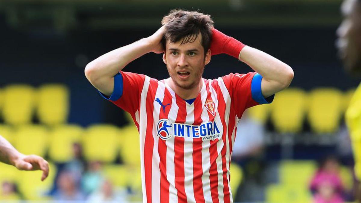 Guille Rosas, baja con un esguince de rodilla - La Nueva España