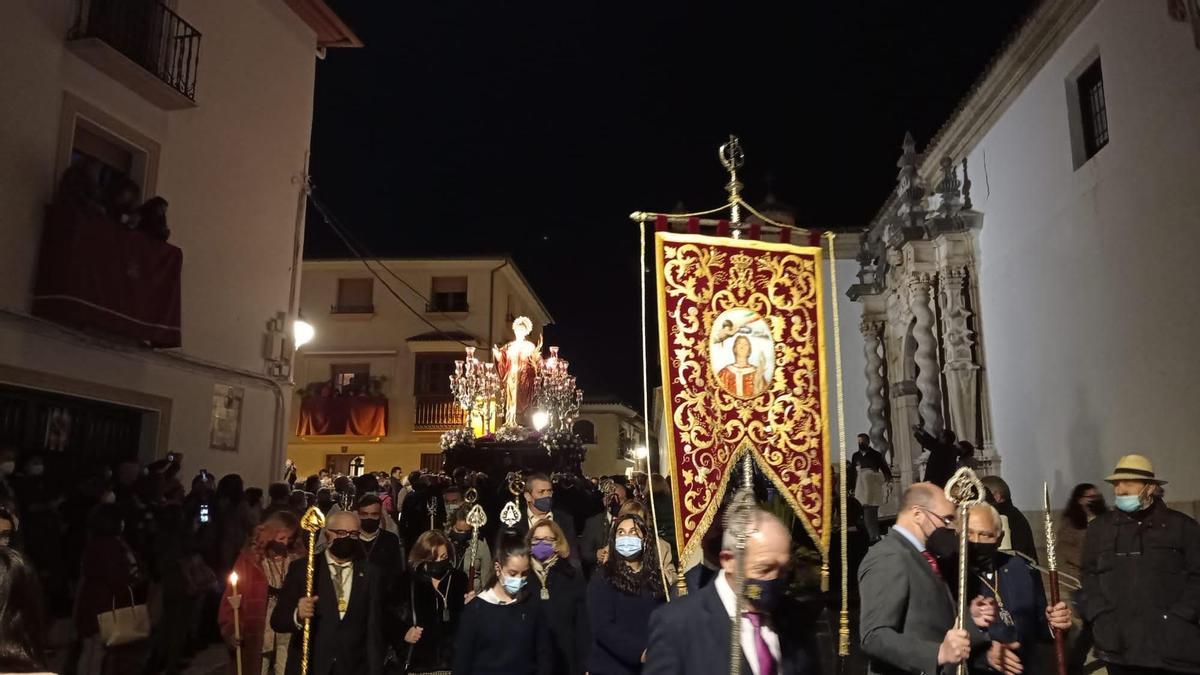 La imagen de San Rodrigo Mártir recorre las calles de Cabra con motivo ...