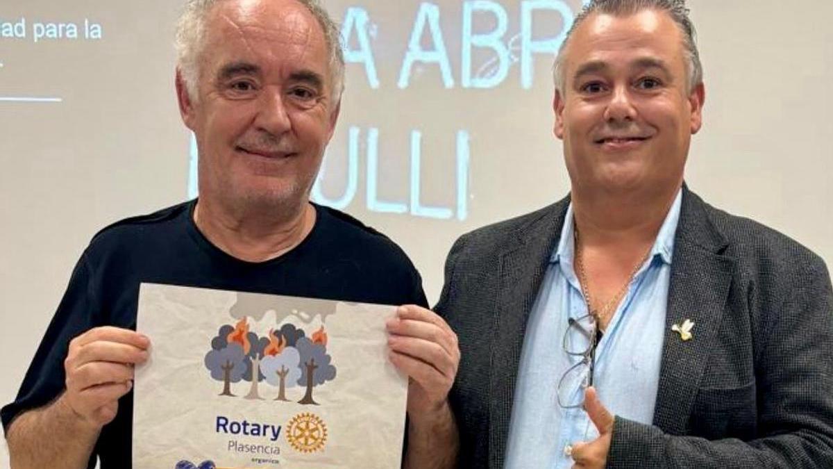 FERRÁN ADRIÁ APOYA UNA CITA EN PLASENCIA: Cóctel solidario del club ...