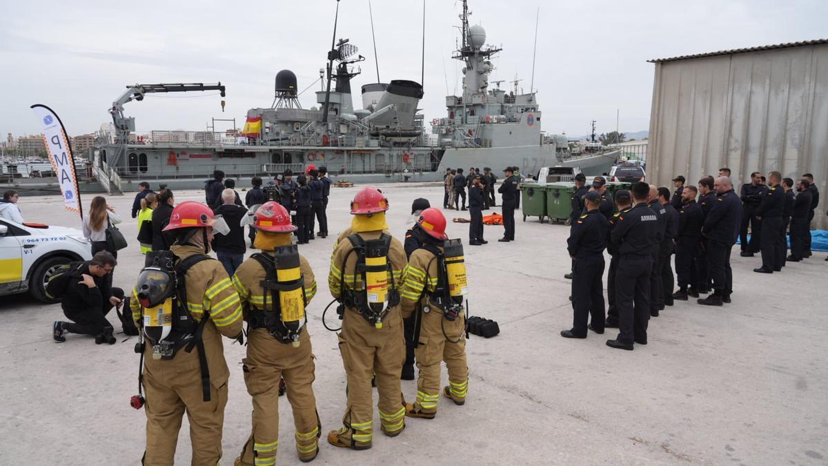 Gran simulacro marítimo: La Armada elige el puerto de Castellón para ...