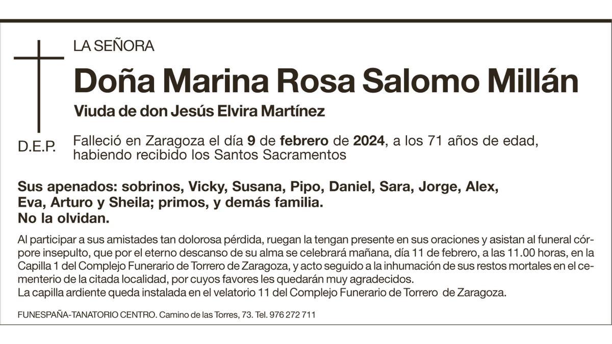 Marina Rosa Salomo Millán