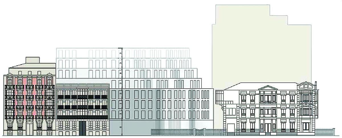 El futuro edificio de Lagasca, en Zaragoza, tendrá siete pisos y ...
