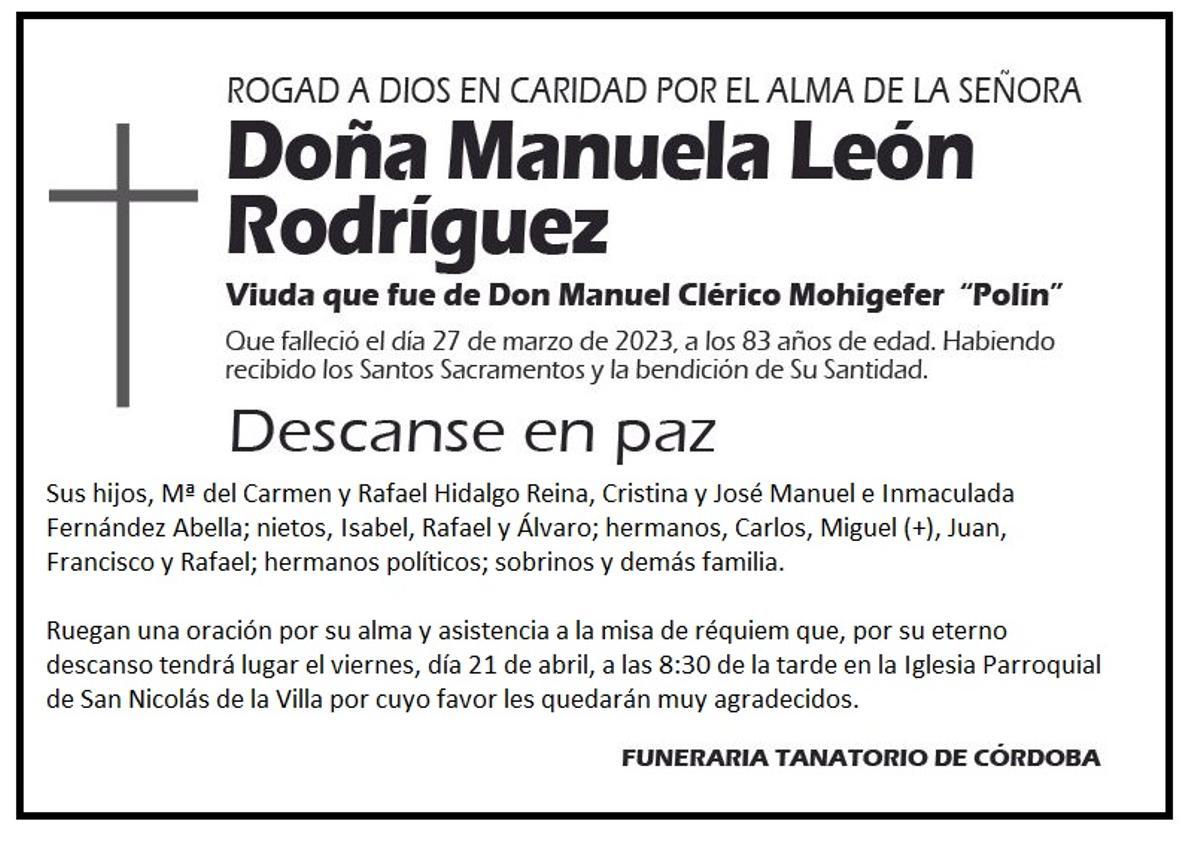 Manuela León Rodríguez