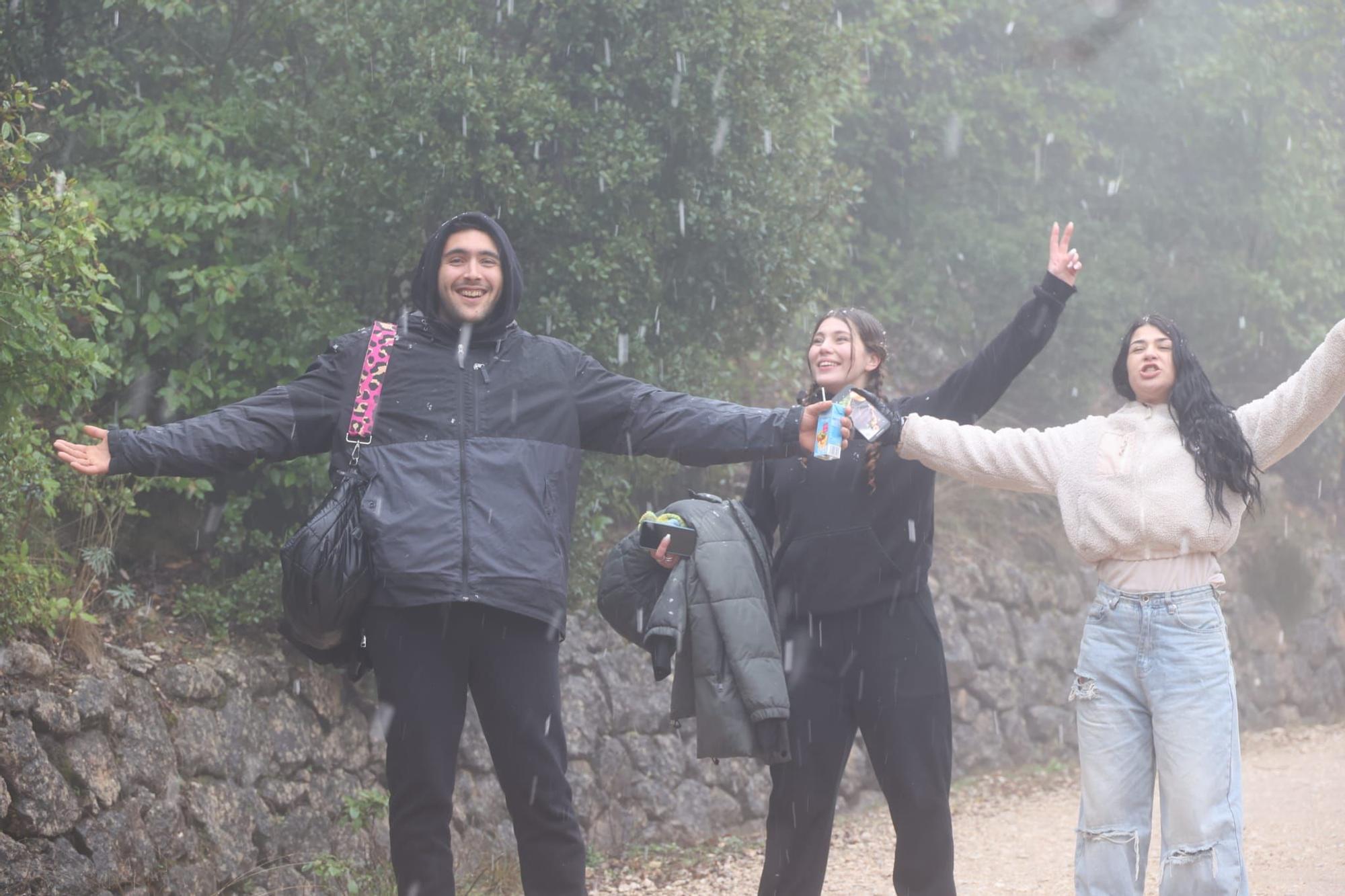 Aguanieve en la Font Roja