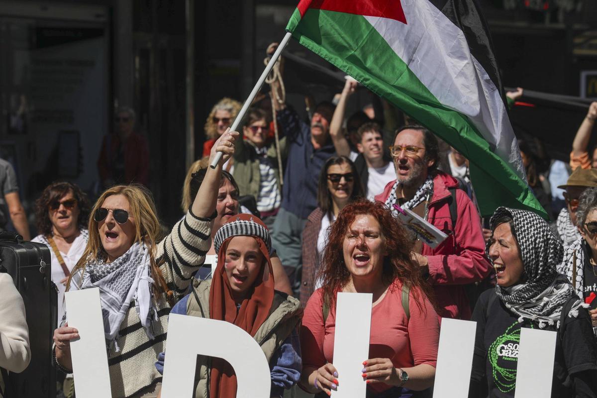 Asturias se manifiesta por una Palestina en paz