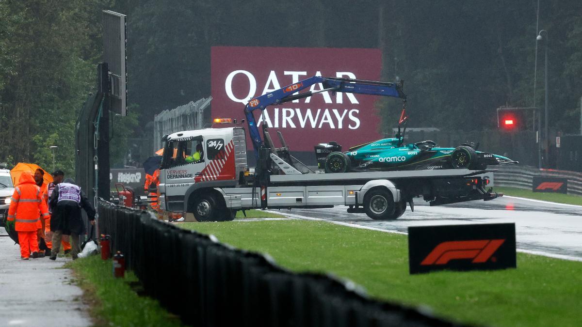 F1 | La lluvia arruina los terceros libres en Spa y amenaza la 'qualy'