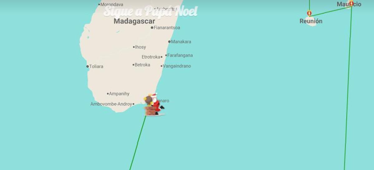 Santa Tracker: sigue el recorrido del trineo de Papá Noel en directo