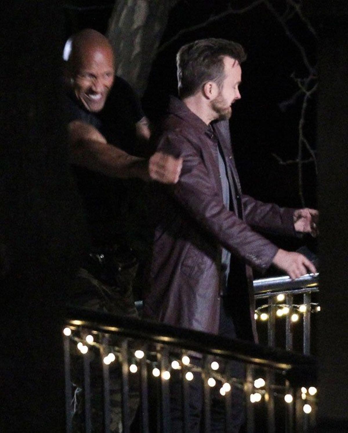 Dwayne 'The Rock' Johnson y Aaron Paul ruedan juntos en Boston - Cuore