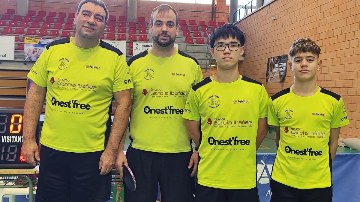 Doblete triunfal del Corriol Oliva Tennis Taula en 1ª Autonómica