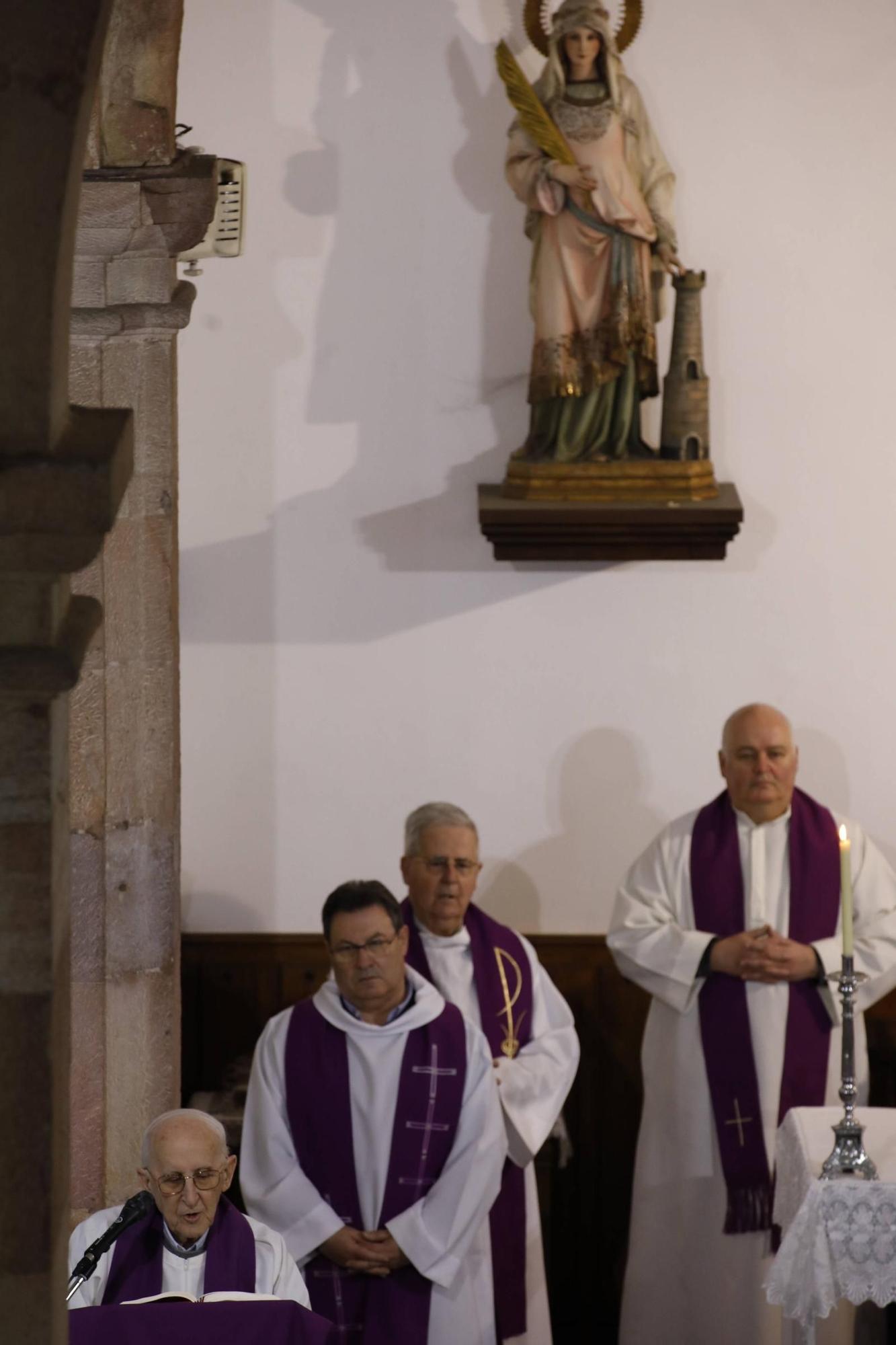 El multitudinario funeral por el párroco José Manuel Alonso, en imágenes