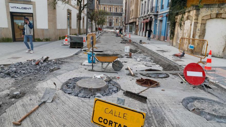 El asfaltado del entorno de La Merced restringe el tráfico en el centro ...