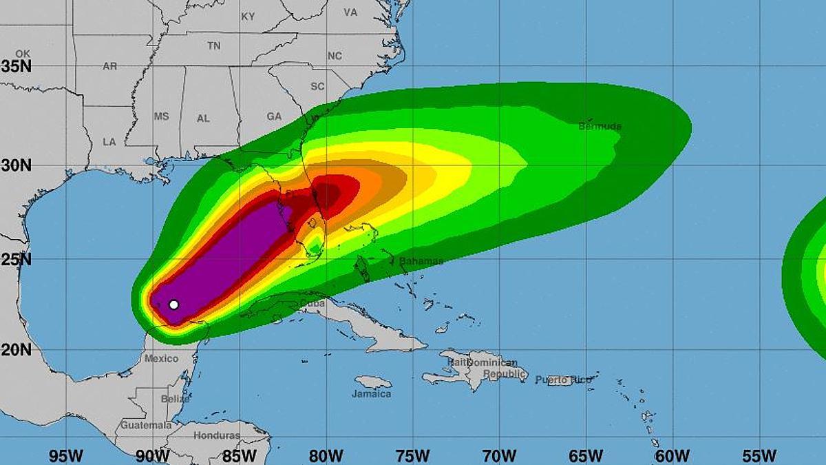 El huracán Milton amenaza con devastar Florida: trayectoria, cuándo ...
