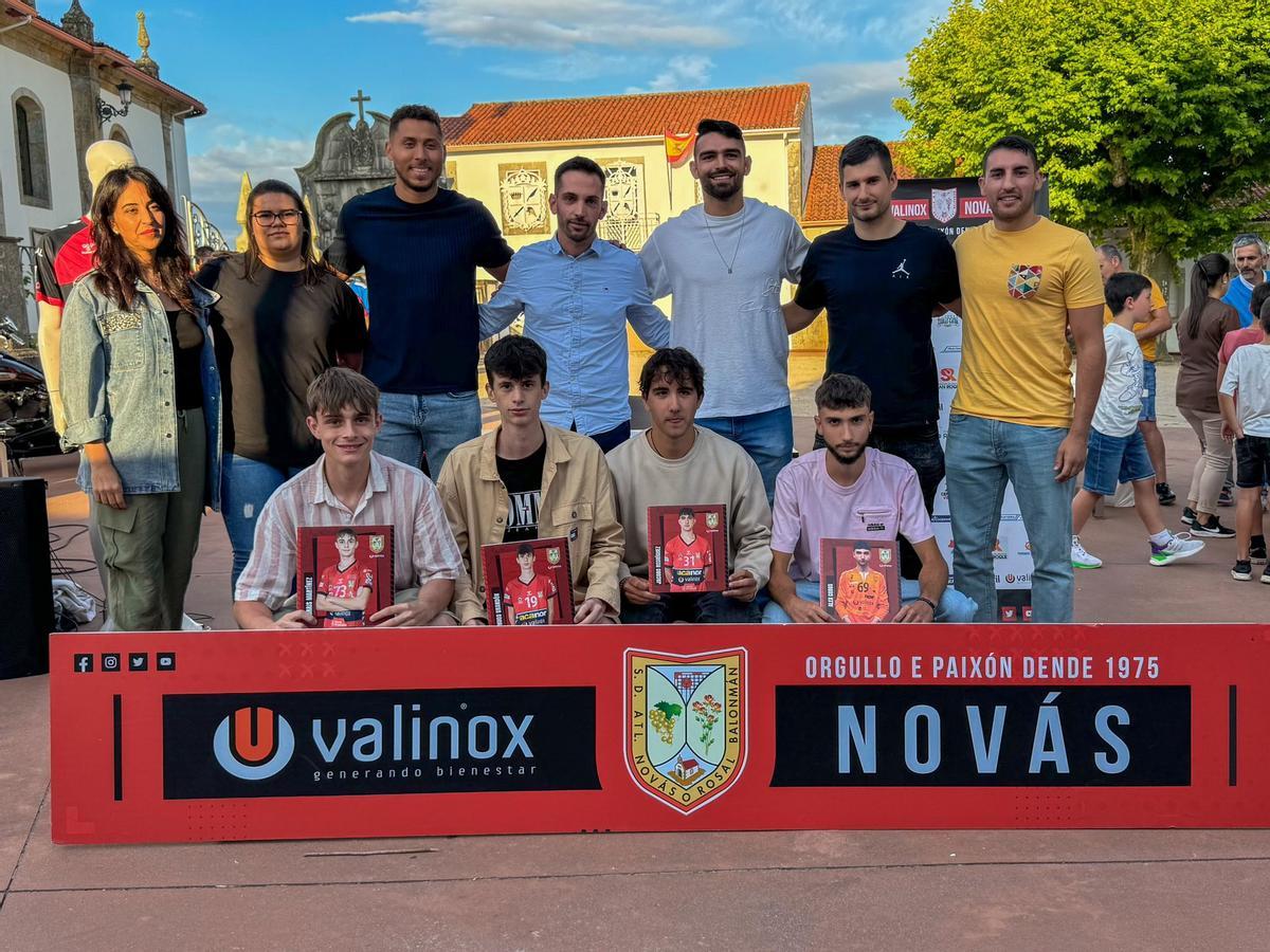 Cálida acogida en O Rosal a Barros y Linhares