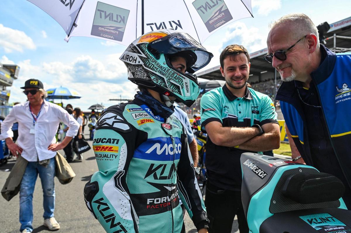 María Herrera firma el mejor resultado de una mujer en MotoE: "Estoy ...