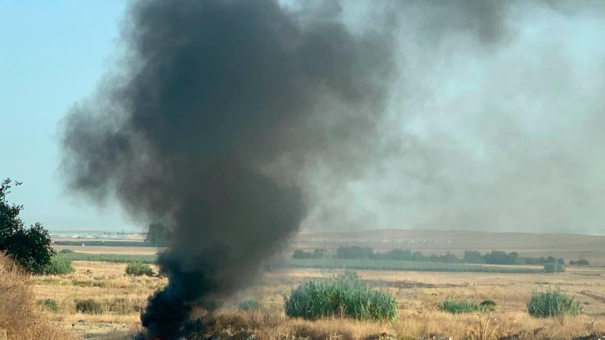 Susto en forma de humo en la A-49 a la altura de Huévar