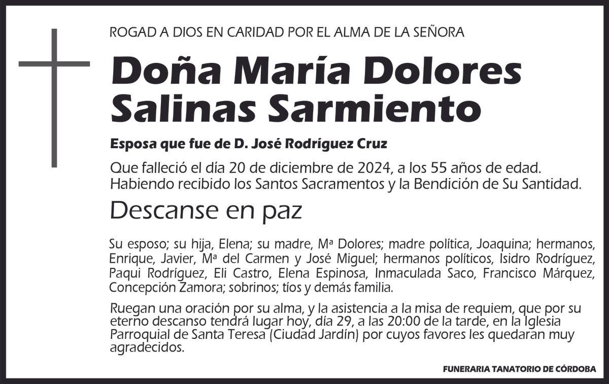 María Dolores Salinas Sarmiento
