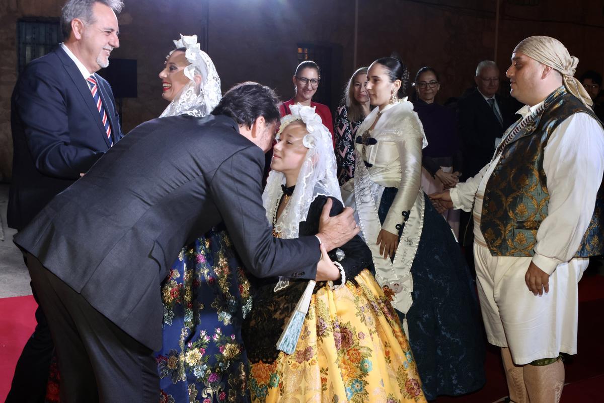 Recepción oficial en el Castillo de las Candidatas a Bellea del Foc 2023