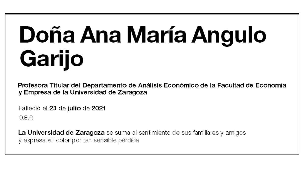 Ana María Angulo Garijo