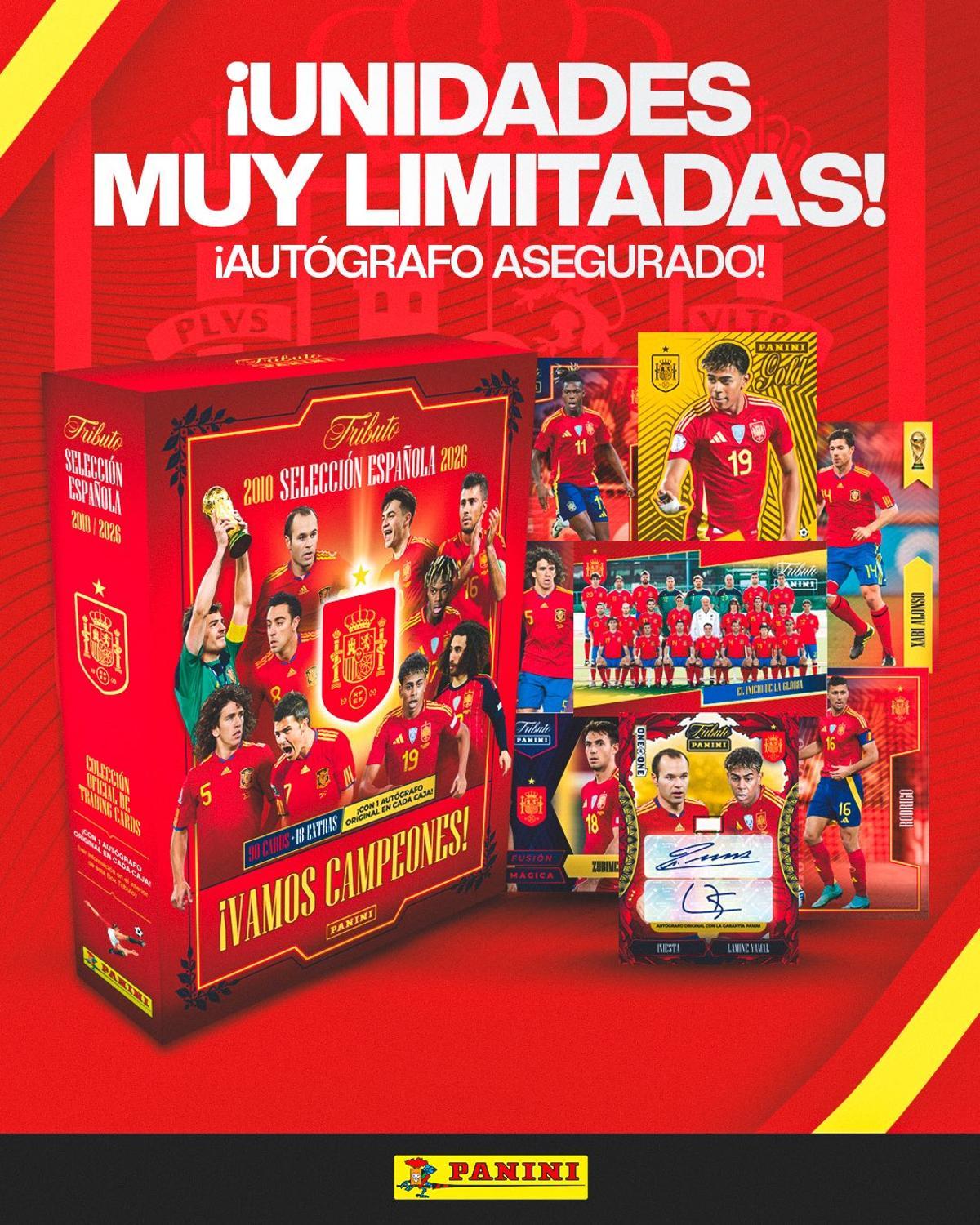 'Vamos Campeones', la edición limitada de Panini con la selección ...