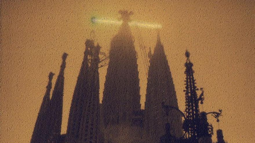 Una solarigrafia mai abans feta de la Sagrada Família
