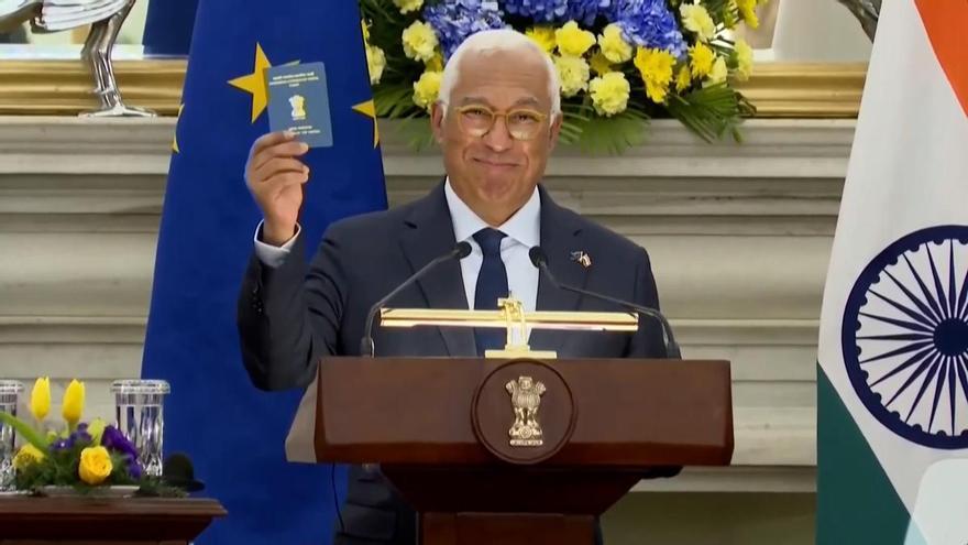 ACUERDO HISTÓRICO INDIA UE | El curioso momento en que Costa muestra su ...