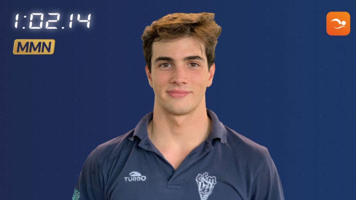 Victor Pottier, millor marca nacional 16 anys als 100m braça