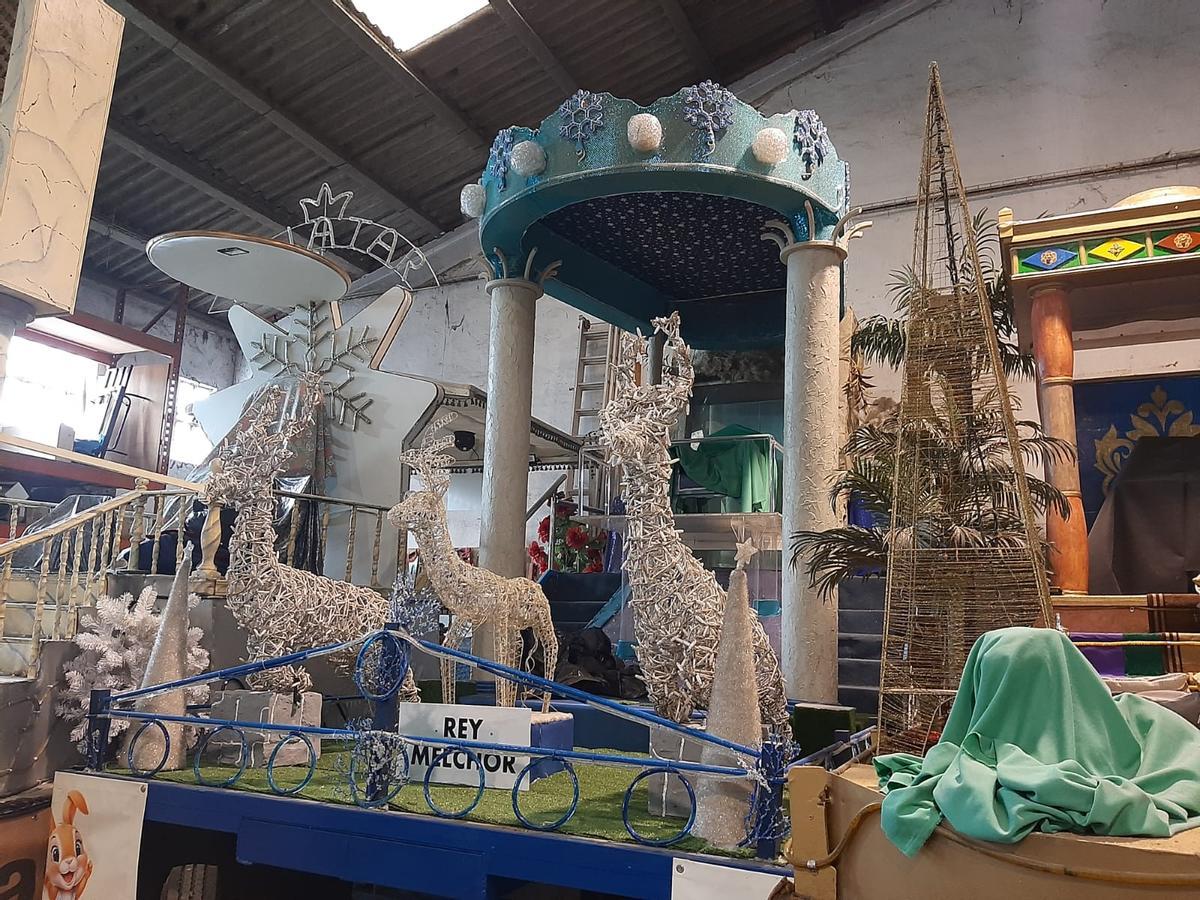 En imágenes, así se prepara la Cabalgata de Lugones