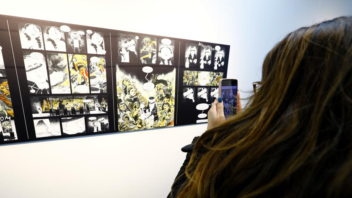 El universo de Goya da el salto al cómic en el Espacio Joven de Ibercaja