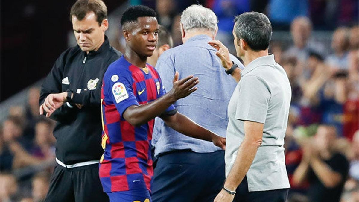 Valverde: "La decisión con Ansu Fati está bien tomada"