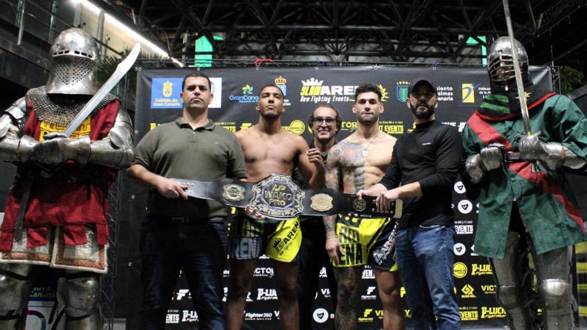 PELEA MMA LAS PALMAS | El V Slam Arena celebra el pesaje oficial con ...
