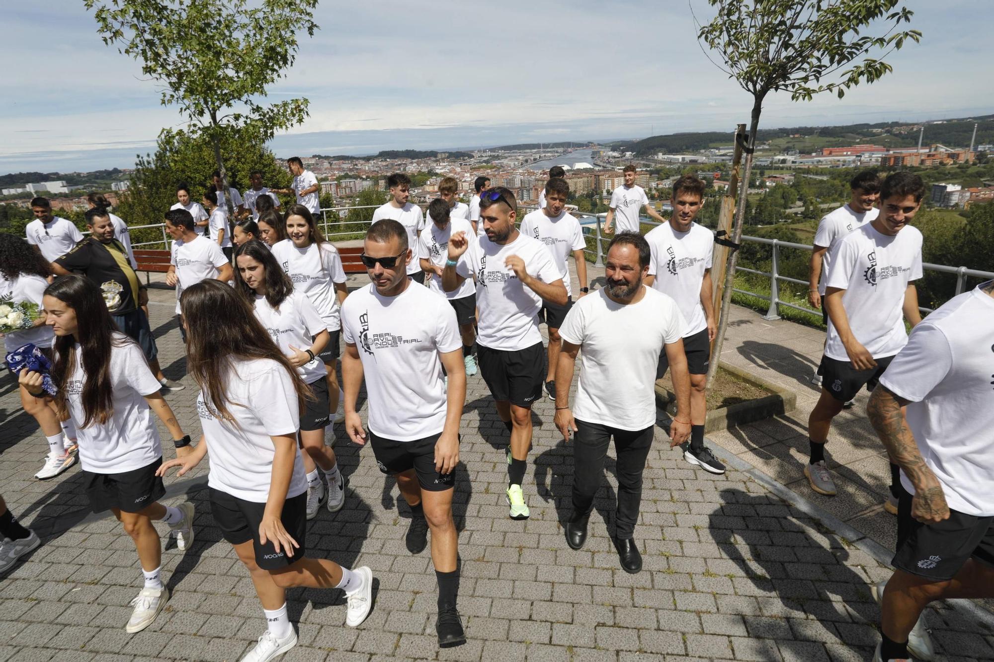 EN IMÁGENES: Así fue la ofrenda del Avilés a la Virgen de La Luz