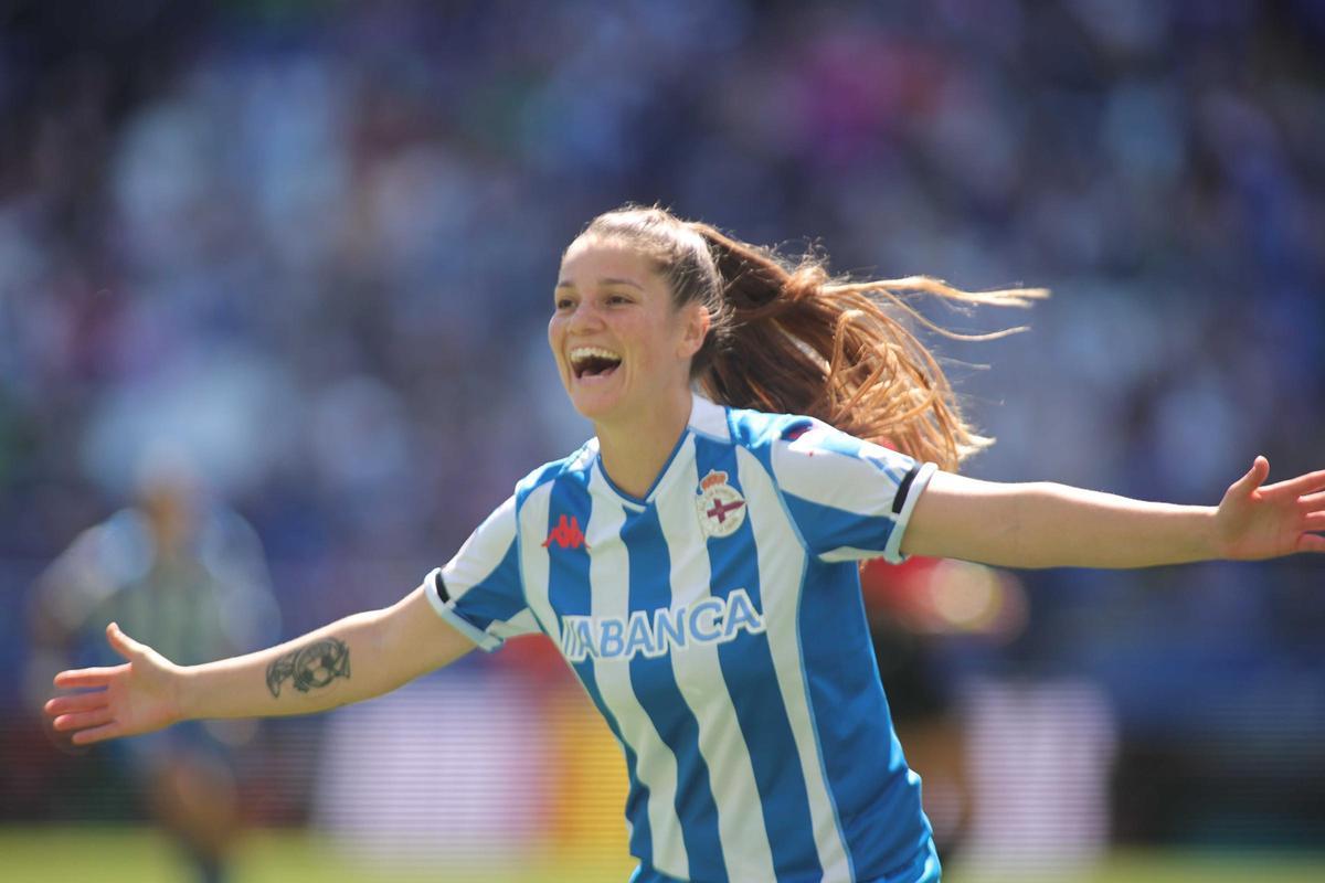 MILLENE DÉPOR ABANCA: "Estoy feliz aquí, el Dépor tiene mucha historia ...