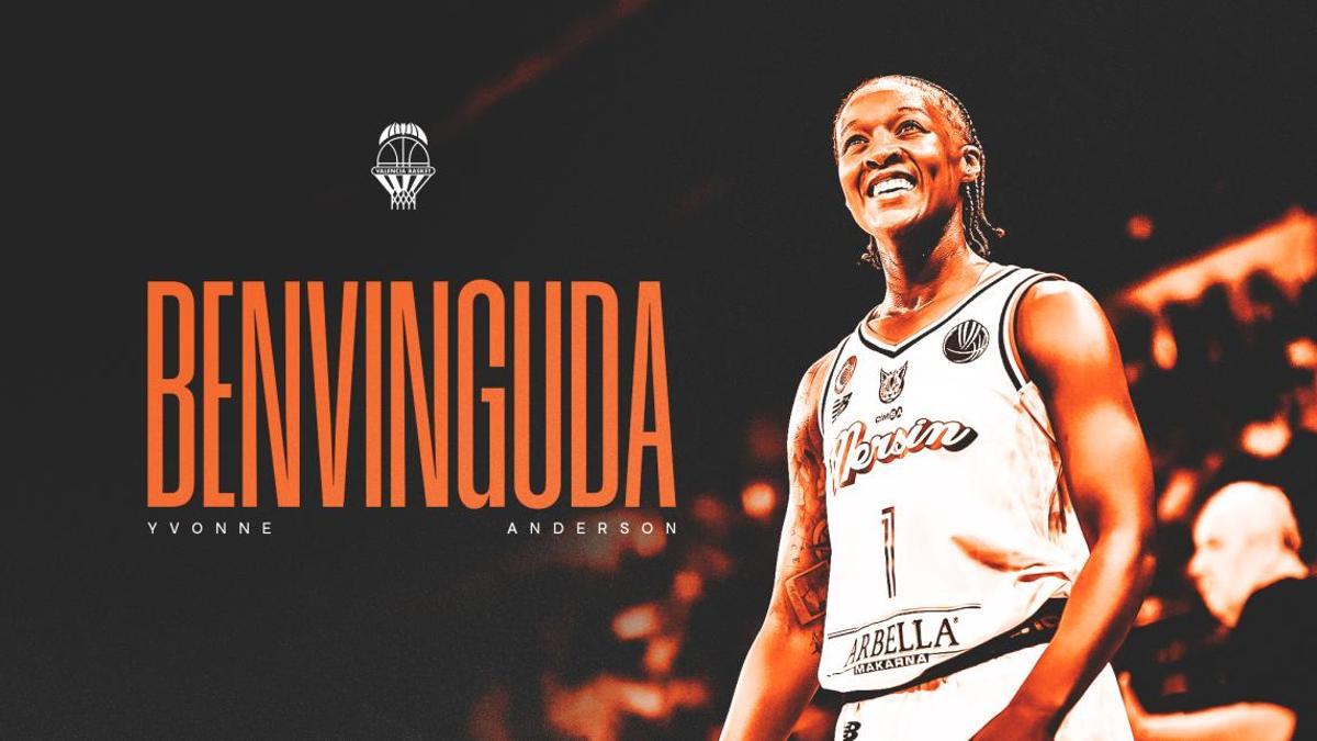 VALENCIA BASKET: Fichaje de Yvonne Anderson